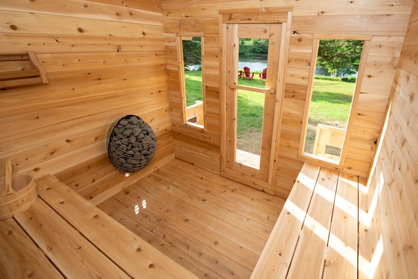 Dundalk Leisurecraft-6 Person Georgian Cabin Sauna with Porch – World ...