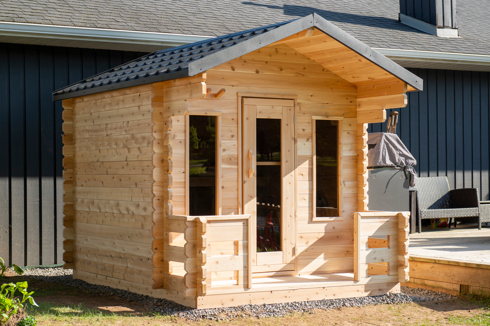 Dundalk Leisurecraft-6 Person Georgian Cabin Sauna with Porch – World ...